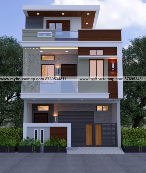 home elevation design 2 floor - myhousemap.com